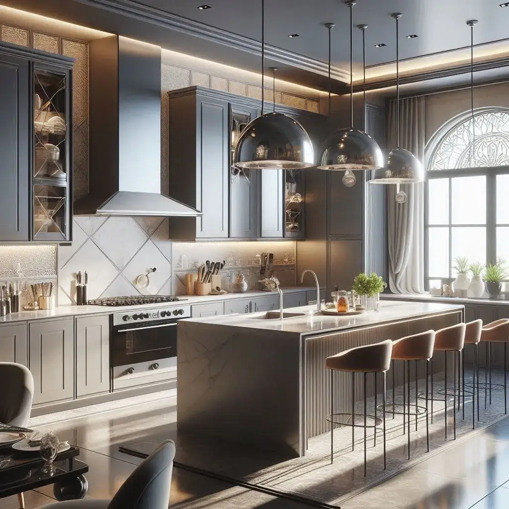 Saudi modern kitchens with kitchen details|Decoration and interior ...